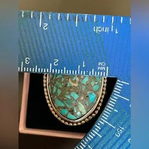 Accessories | Vintage Native American Sterling Silver Turquoise Ring ...